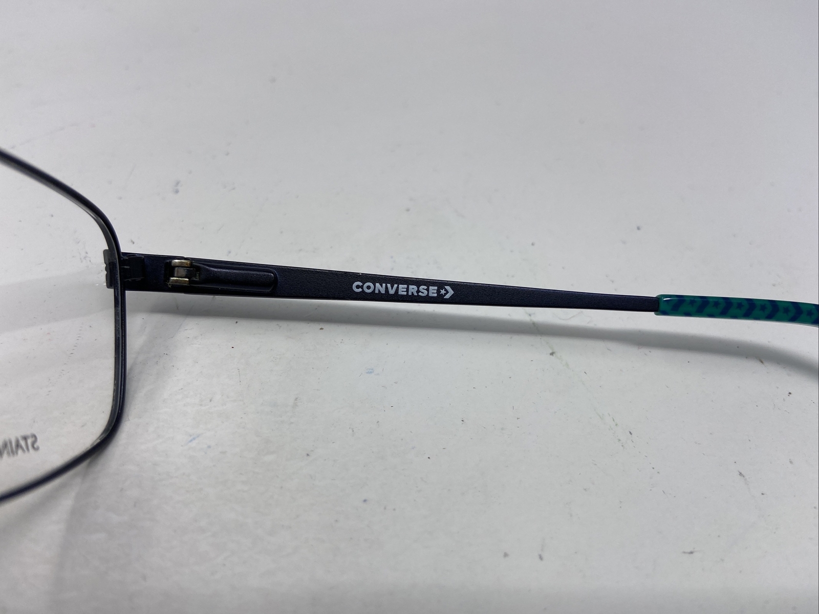 Converse K108 NAVY 48-15-135 Navy Blue Metal Full Rim Eyeglasses Frame ...