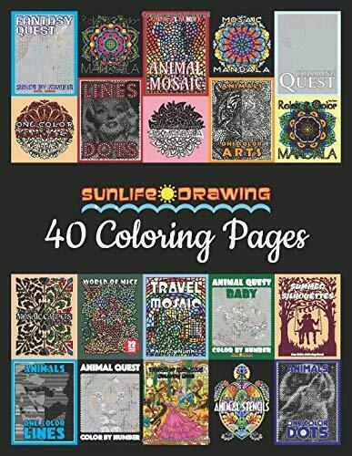 Sunlife Drawing 40 Coloring Pages varietyby Sunlife Drawing (Paperback ...