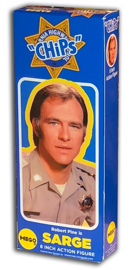 Mego CHiPs BOX (SARGE) for 8" Action Figures (BOX ONLY!) | eBay