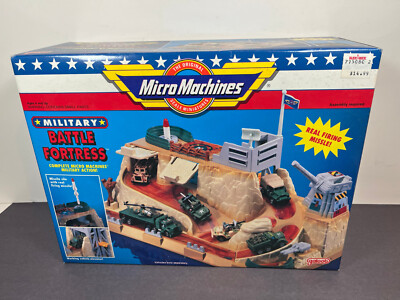 Micro Machines Military Battle Zones BATTLE FORTRESS Playset Figure ...