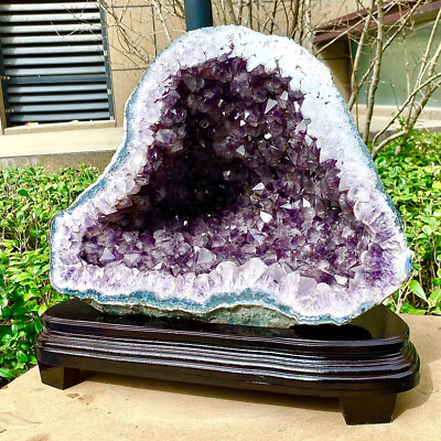 47.12LB Natural Brazilian Amethyst Crystal Cave Stone Cluster Quartz ...