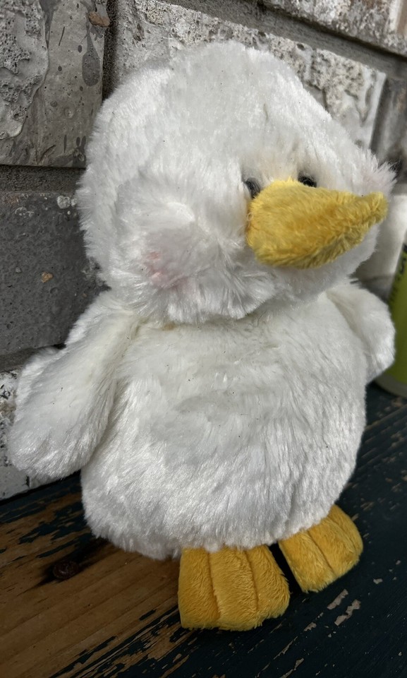GANZ Webkinz Duck Plush Stuffed Animal Toy White 9” No Code Clean P8 | eBay