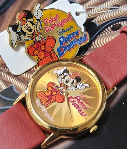 Disneyland Party Express Limited Watch With Pin Badge Rare | eBay