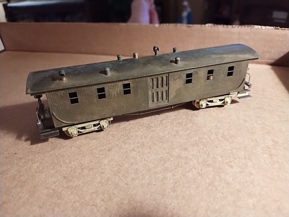 Takara Int'l Brass HO-Scale Baggage Car - Undecorated - | eBay