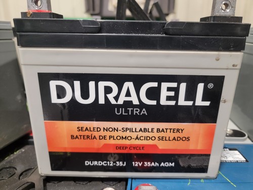 Duracell Ultra 12V 35Ah Battery DURA12-35J | eBay