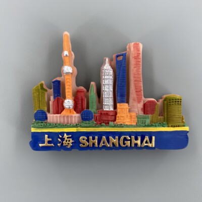 Shanghai, China Tourist Souvenir Craft 3D Resin Refrigerator Magnet ...