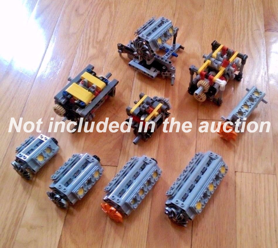 LEGO Technic Chained Frame Differential assembly with wheels extension ...