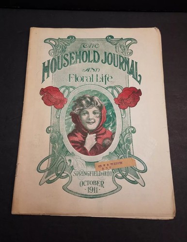 Household Journal and Floral Life Magazine Springfield Ohio October ...