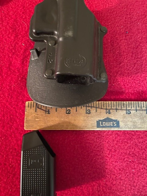 Fobus GL2 Paddle Holster Right Hand Glock 17 & Glock Speedloader | eBay