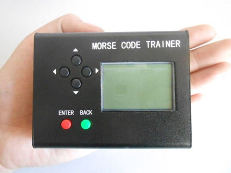 Morse Code Trainer LCD Telegraph Short Wave Radio Station Transmitter ...