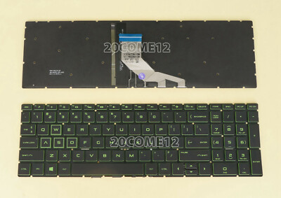 New For HP Pavilion GAMING 15Z-EC0000 15-ec0000 15-ec Keyboard Green ...