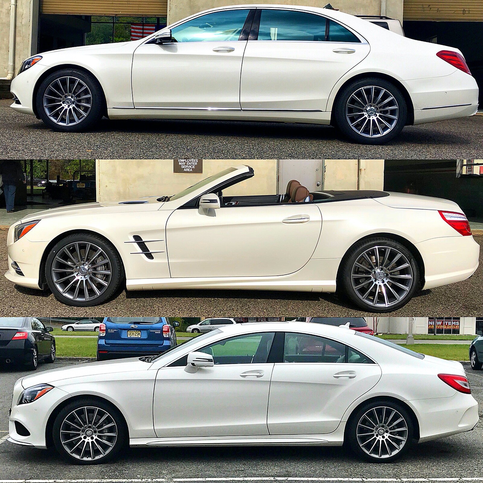 MERCEDES 19 INCH GUNMETAL MULTISPOKE RIMS WHEELS SET4 NEW E300 E350 ...