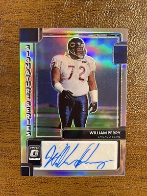 2022 Optic Holo William "The Fridge" Perry AUTO🔥Bears SSP🔥GORGEOUS🔥 | eBay