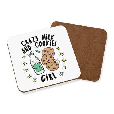 Crazy Milk And Cookies Girl Stars Coaster Drinks Mat Daughter Kids Best ...