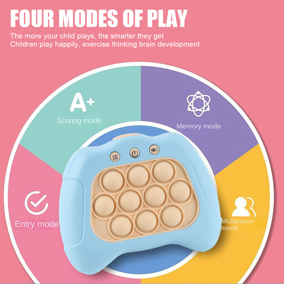 Quick Push Game Console Bubble Sensory Fidget Toys Gift Quick Response Game Toys EBay
