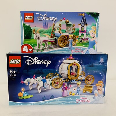LEGO Disney: Cinderella’s Royal Carriage (43192) & Carriage Ride(41159 ...