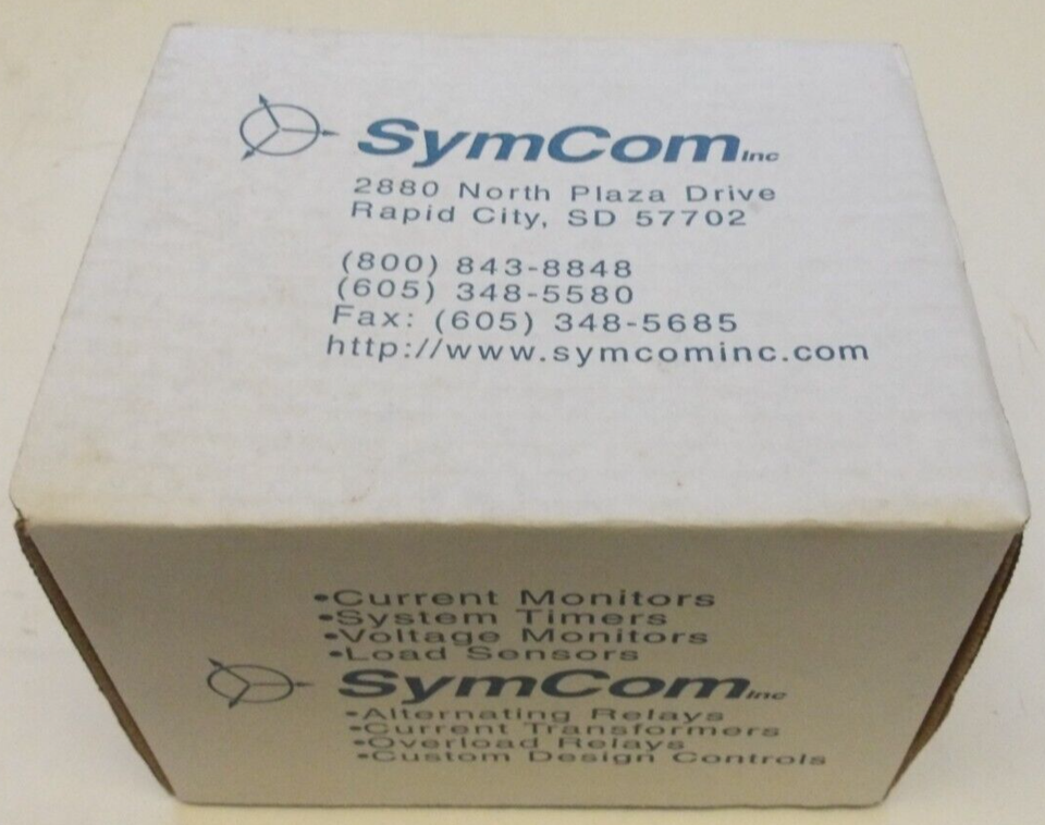 SYMCOM THREE PHASE ELECTRIC MOTOR SAVER CAT NO: MS777 200-480 VAC 50 ...