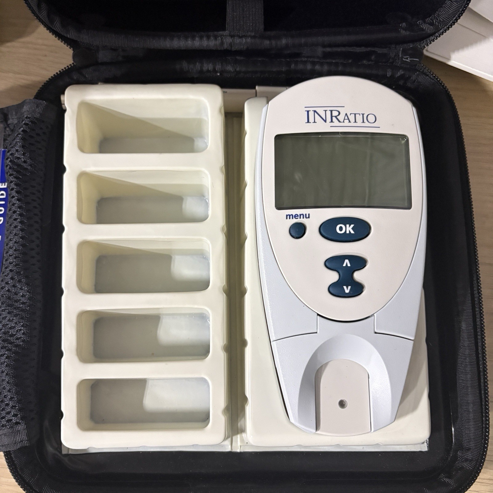 INRatio PT/INR monitoring system, a handheld blood coagulation system ...