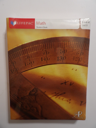 LIFEPAC® 4th Grade Math Complete Set AOP Homeschool Curriculum | eBay
