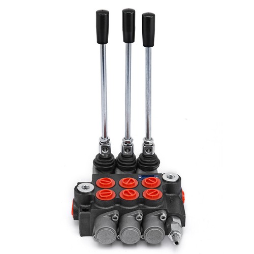 3 Spool Hydraulic Directional Control Valve Double Acting 11 GPM | eBay