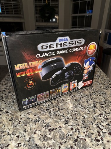 Sega Genesis Mini Classic Video Game System 80 Games Sonic Mortal ...