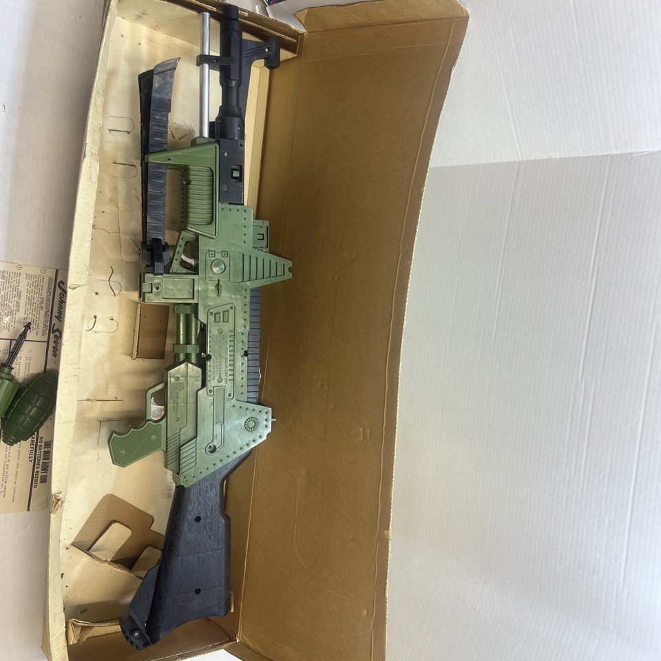 Working 1964 Topper Toys Johnny Seven One Man Army w/3 Missles, 12 ...