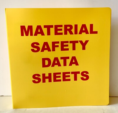 Safety Signage - Msds Binder