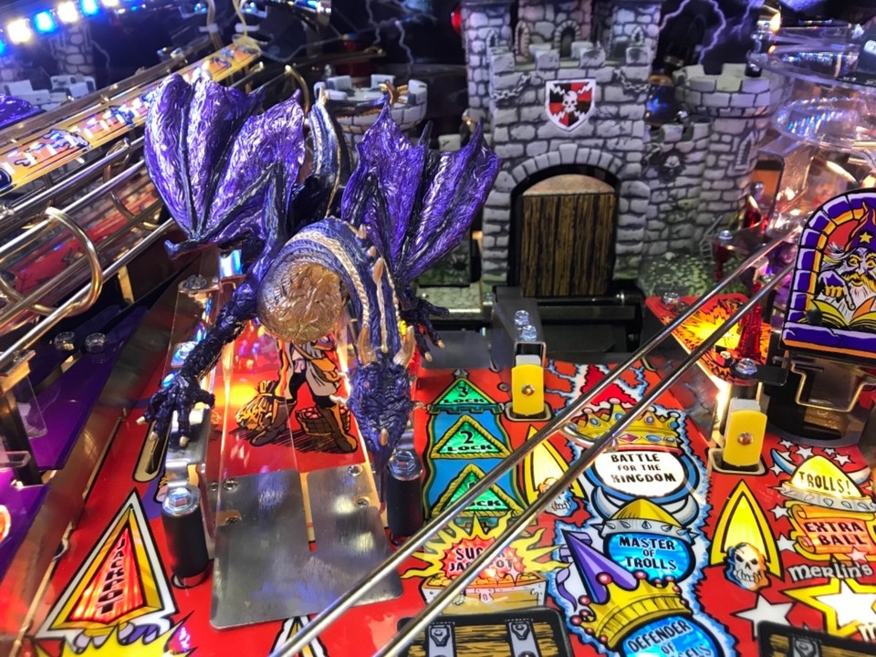 Medieval Madness or Remake Pinball Machine Dragon Ramp Mod (MMR) | eBay