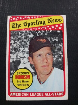 1969 Topps All Star Brooks Robinson Baltimore Orioles #550⚾🎇💥 FR/VG | eBay