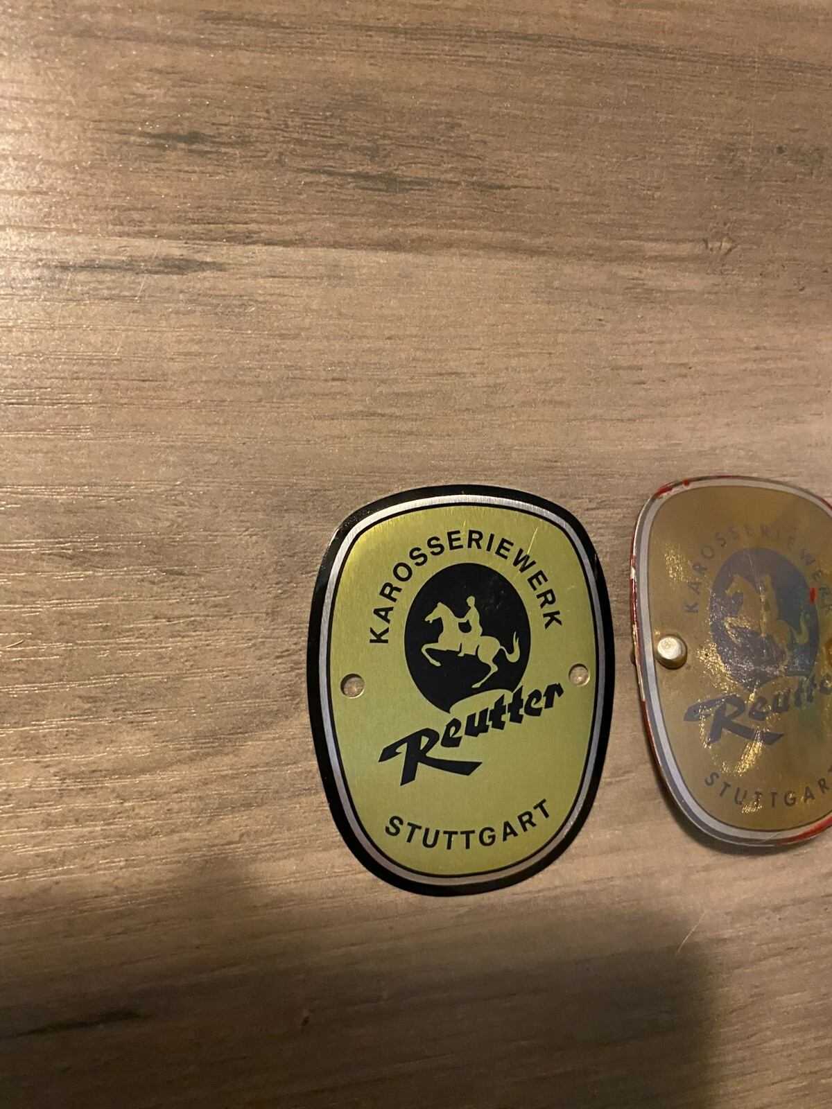 Porsche Reutter Stuttgart Badge ORIGINAL + Replacement Emblem | eBay