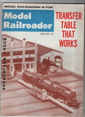 Model Railroader Mag Transfer Table That Works March 1959 041122RNON | eBay