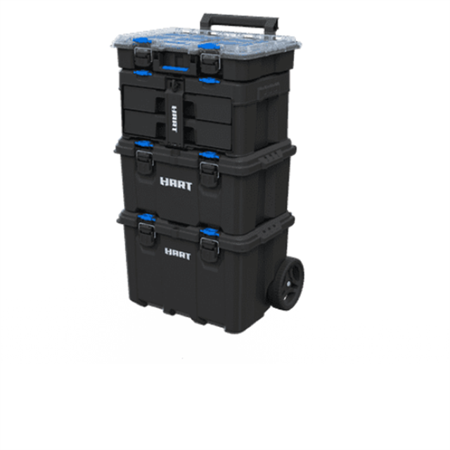 Hart Stack System Two Drawer Tool Box - Black for sale online | eBay
