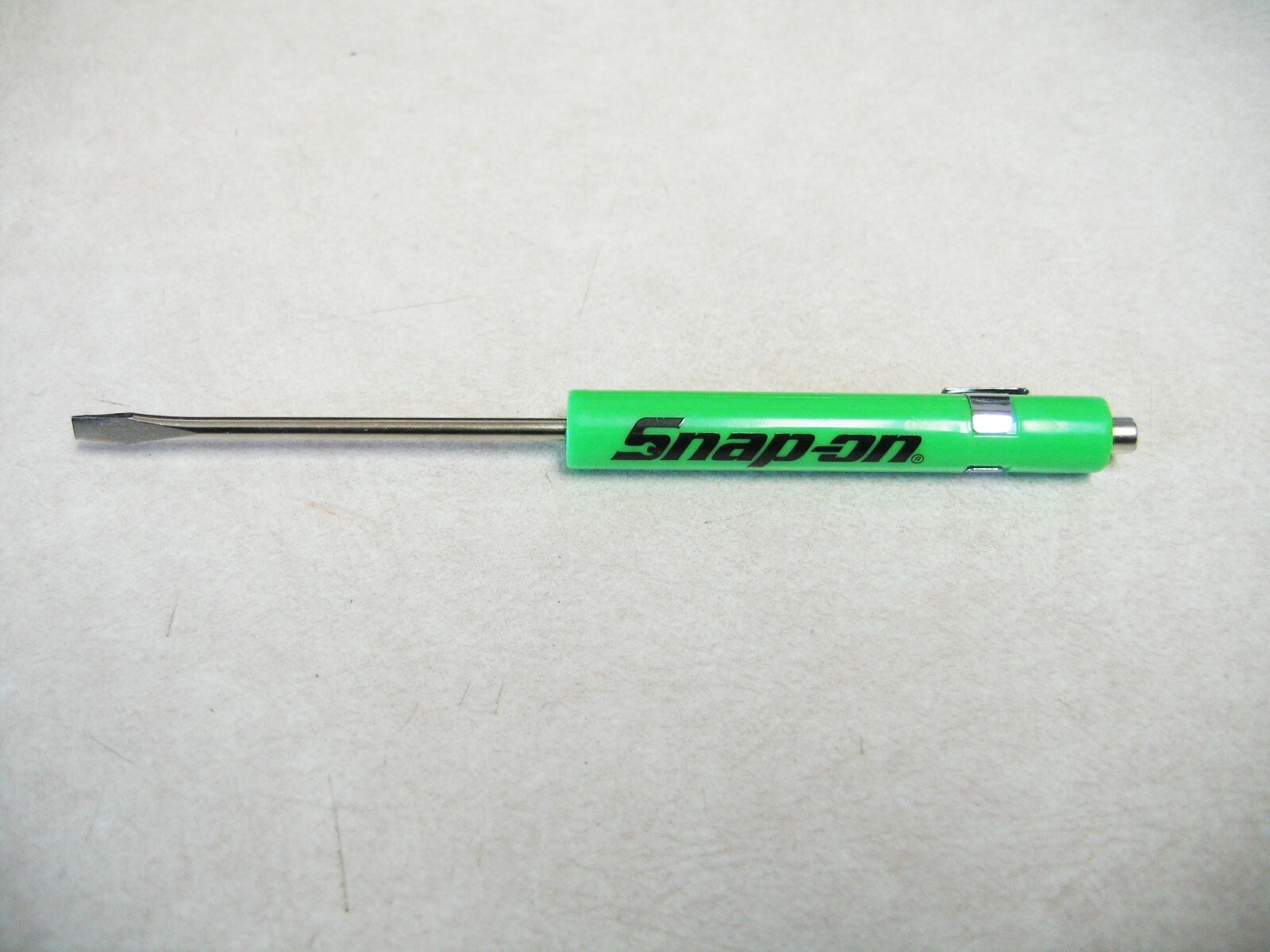 Snap On GREEN Pocket Screwdriver & 2 Pocket Mini Pry Bar Tools ...