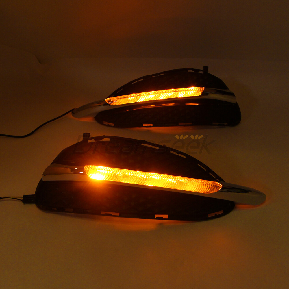 LED Day Running Light For Mercedes-Benz E-Class W212 14-16 Daylight DRL ...