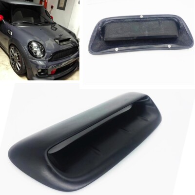 Matte Black Hood Bonnet Scoop Vent Cover Body Kit For Mini Cooper S R56 ...