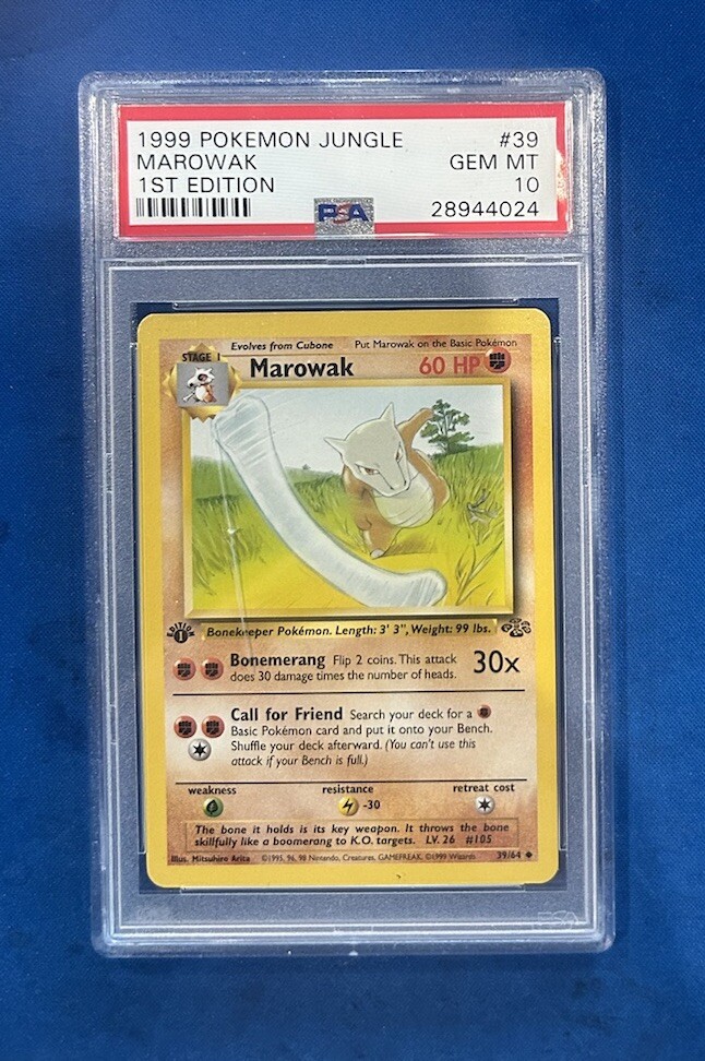pokemon marowak 1st edition For Sale - MAVIN