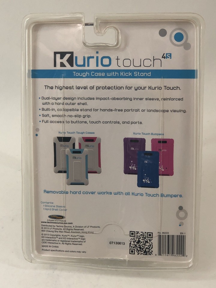 Kurio Touch 4S Pocket Tough Case with Kick Stand Full Access Hard Shell ...