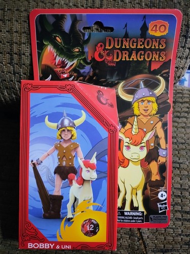 Hasbro Dungeons & Dragons Bobby & Uni Action Figure Set Cartoon ...