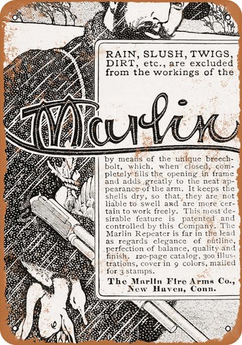 METAL SIGN - 1902 Marlin Firearms - Vintage Look Reproduction | eBay