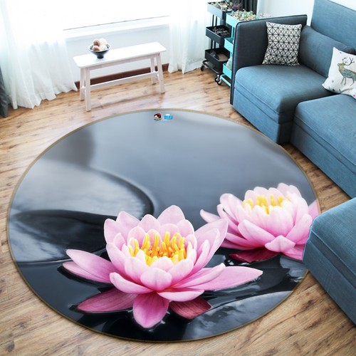 3D Pink Lotus NBC887 Game Rug Mat Elegant Photo Carpet Mat Fay 2023 ...