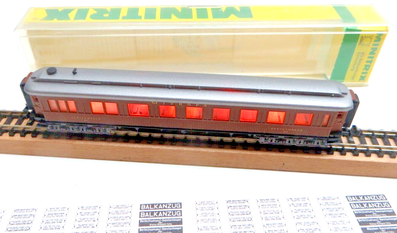 Minitrix 13183 N Wagon-Restaurant 911 Mitropa Le Ciwl Impeccable ...