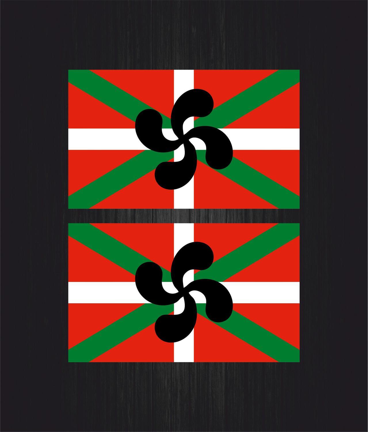 2x Sticker Car Motorcycle Tuning Basque Flag Euskadi Herria | eBay
