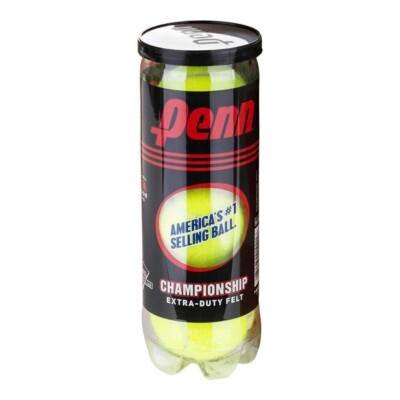 Penn Balls Extra Duty Championship Tennis Balls 1 Can 3 Balls New ...