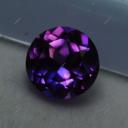 Natural Tanzanite Purple Round Shape Loose Certified 5 Ct Rare Gemstone ...
