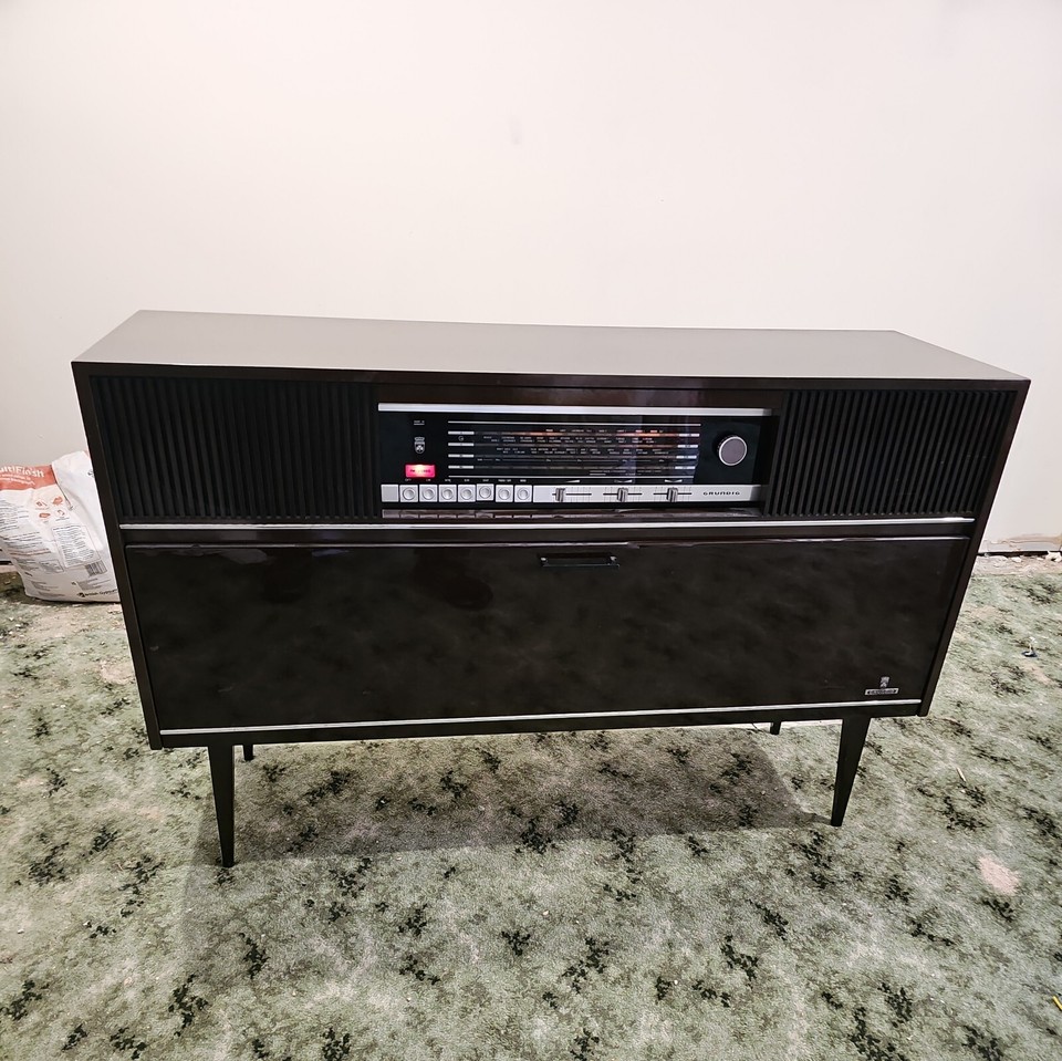 Grundig Stereo Radiogram Console Mandello 6/GB. Vintage Retro 1970's ...