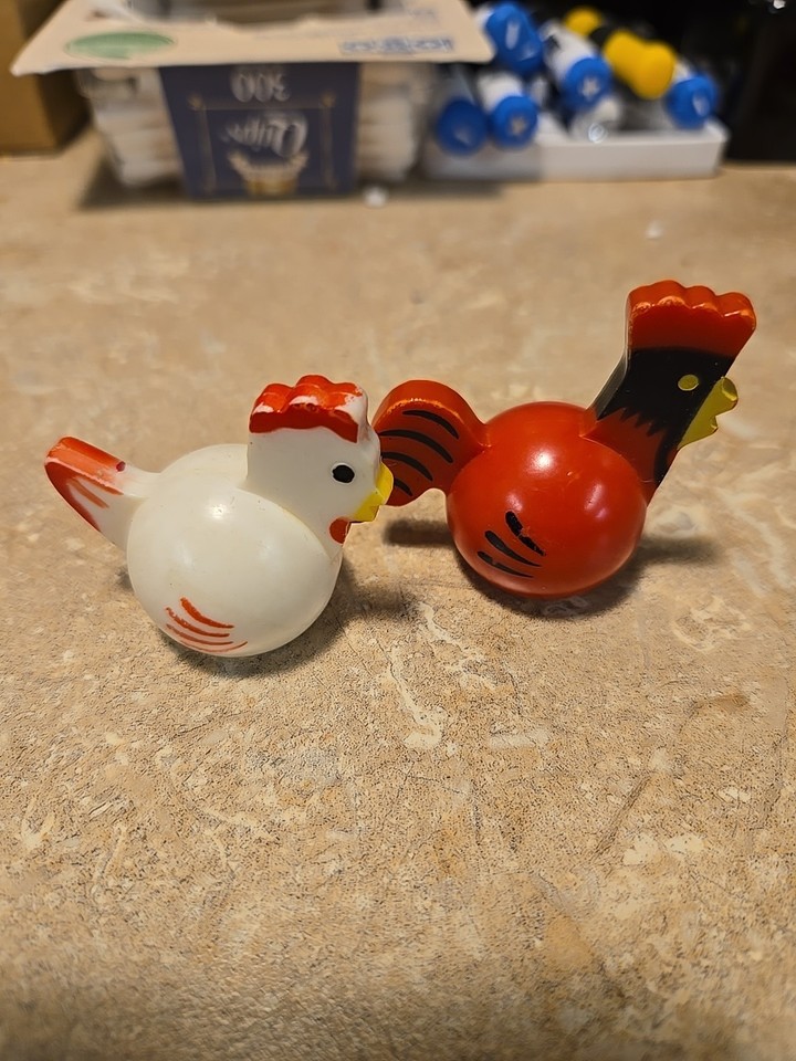 2 Vintage Fisher Price Little People Chicken Rooster Farm Animals Hong ...