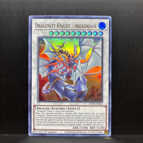 Yugioh! Dragunity Knight - Areadbhair - GFTP-EN043 - Ultra Rare - 1st ...