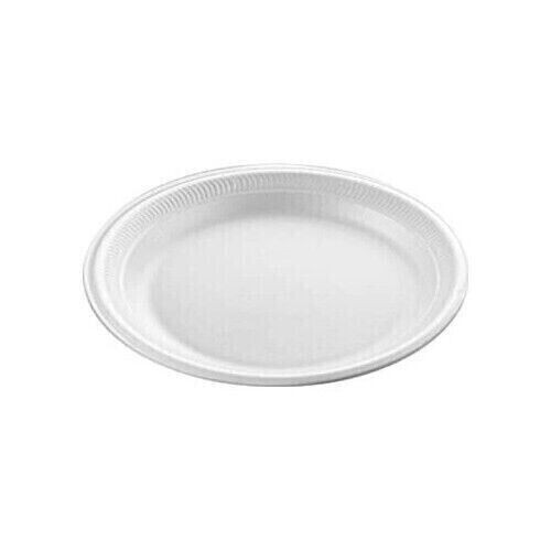 PACK OF 250 FOAM PLATES 7" DISPOSABLE PARTY BBQ WEDDING TABLEWARE ...