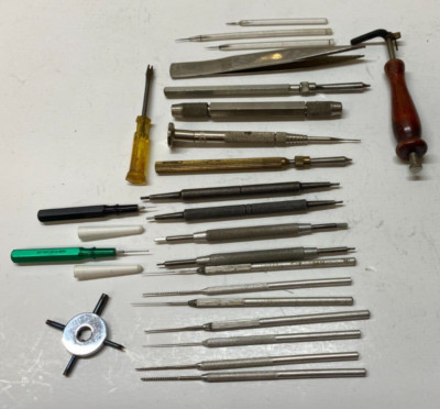 Vintage Watch Tools, Hands Free Tools, Hairspring Tools, Oilers + MORE ...
