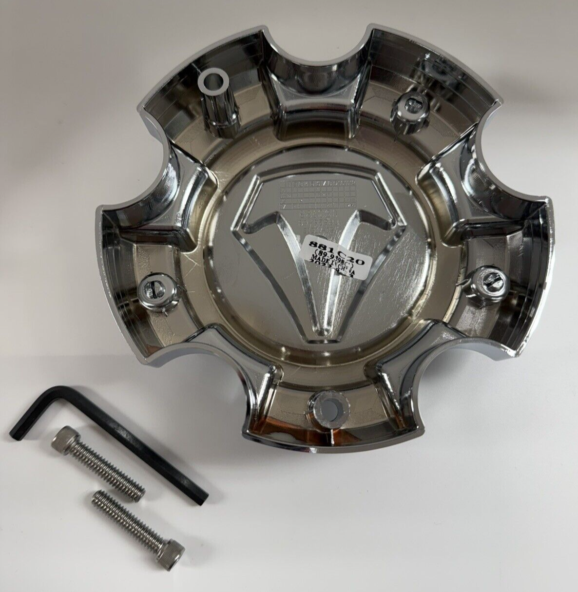 NEW Toyota TUNDRA TRD T-Force Prime Wheel Center Hub Cap CHROME Bolt On ...